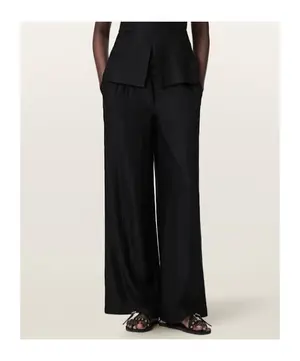 ALLSAINTS Charley Pleated Trousers - Black