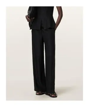 ALLSAINTS Charley Pleated Trousers - Black