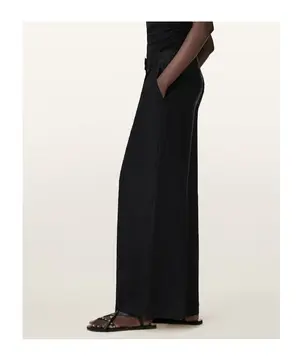ALLSAINTS Charley Pleated Trousers - Black