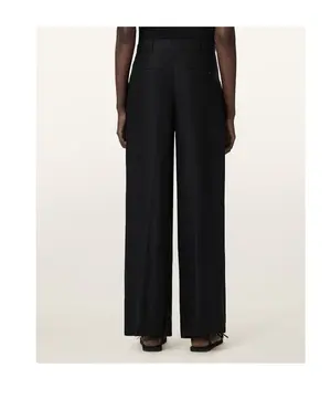 ALLSAINTS Charley Pleated Trousers - Black
