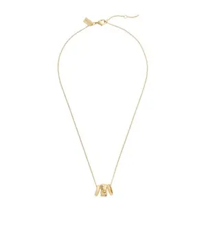 COACH Circle Pendant Necklace - Golden