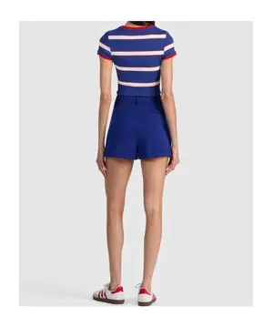 ALICEOLIVIA Alice + Olivia Conry Pleated Short