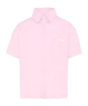 MSGM Short Sleeve Collared Buttoned Shirt