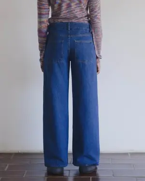 BASERANGE Grass Pants Silk Cotton Denim