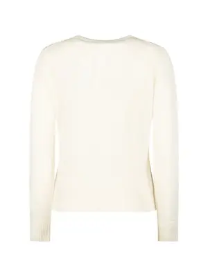 Max Mara Crewneck Knitted Jumper - Ecru