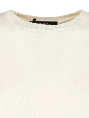 Max Mara Crewneck Knitted Jumper - Ecru