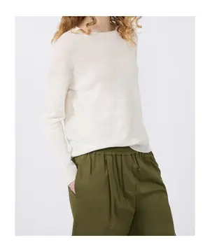 Max Mara Crewneck Knitted Jumper - Ecru