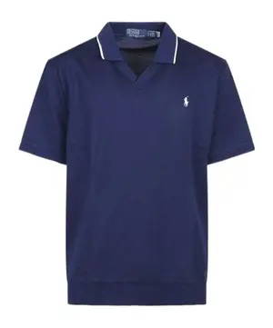 Polo Ralph Lauren Jacquard Polo Shirt - Navy