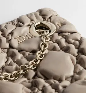 Dior Zippered Shoulder Bag With Gold-tone Hardware