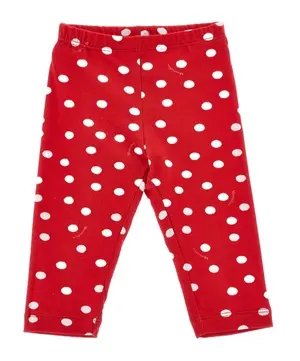 Monnalisa Polka Dot-print Jersey Leggings