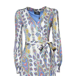 Etro Paisley Print Midi Dress