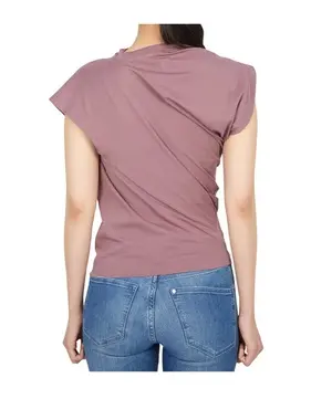 VIVIENNE WESTWOOD One-shoulder Embroidered Orb Top - Rose