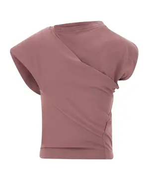 VIVIENNE WESTWOOD One-shoulder Embroidered Orb Top - Rose