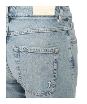 ICON DENIM LOS ANGELES Mimi Cropped Straight-leg Jeans