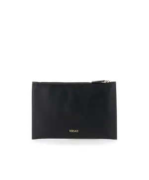 Versace Medusa Plaque Zipped Pouch