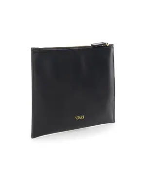 Versace Medusa Plaque Zipped Pouch