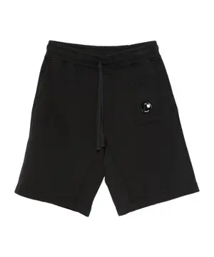C.P. COMPANY Drawstring Logo Shorts - Black