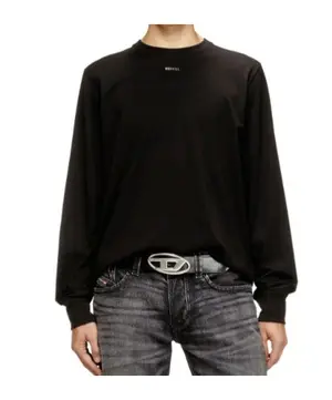 DIESEL® T-adjust-ls-v1 Logo Long-sleeve T-shirt