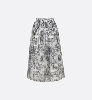 Dior Mid-length Skirt With Pleated Hem