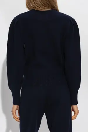 Isabel Marant Étoile Kelaya Embroidered Crewneck Jumper - Black