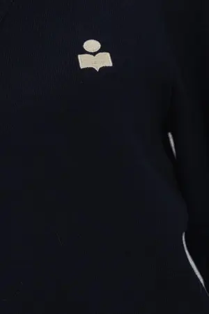 Isabel Marant Étoile Kelaya Embroidered Crewneck Jumper - Black