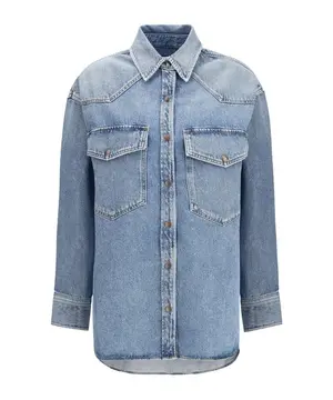 AGOLDE Lotta Denim Shirt - No