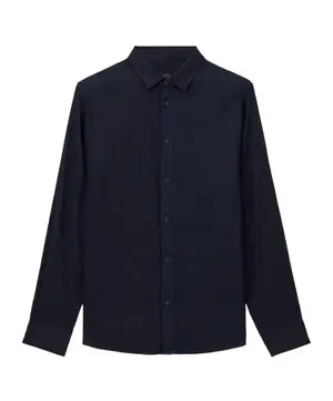 Armani Exchange Long-sleeve Linen Shirt