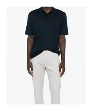 SAMSOE SAMSOE Short-sleeved Polo Shirt - Black