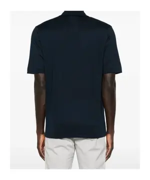 SAMSOE SAMSOE Short-sleeved Polo Shirt - Black