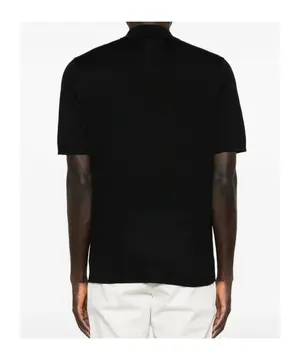 SAMSOE SAMSOE Buttoned Polo Shirt - Black