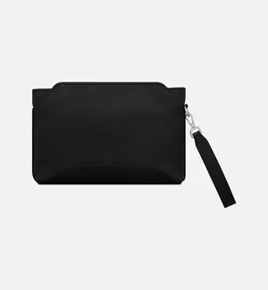 Dior Normandie A5 Triangle Pouch With Calfskin Wrist Strap