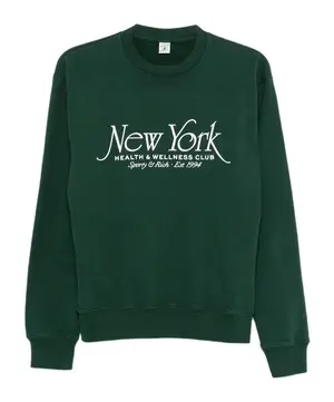 SPORTY  RICH Sporty & Rich Crew Neck Sweatshirt With Printed Logo