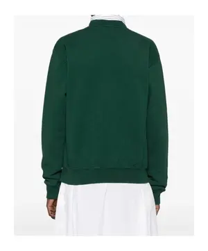 SPORTY  RICH Sporty & Rich Crew Neck Sweatshirt With Printed Logo