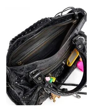 Balenciaga Le City Bag Mini With Charms - Black