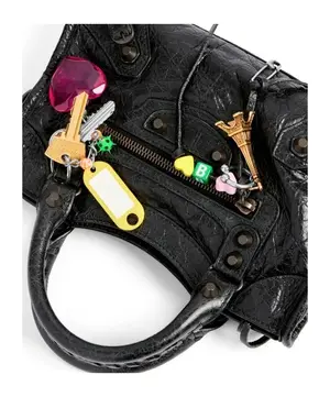 Balenciaga Le City Bag Mini With Charms - Black