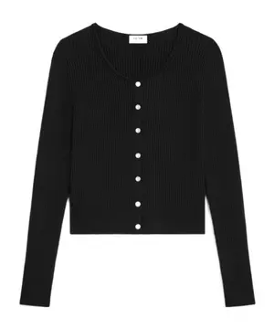 Celine Cardigan In Fine Wool