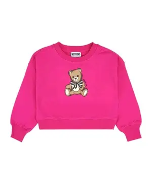 Moschino Teddy Bear Print Sweatshirt - Fuchsia