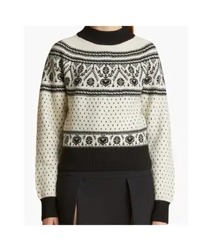 Khaite Fair Isle Knit Sweater