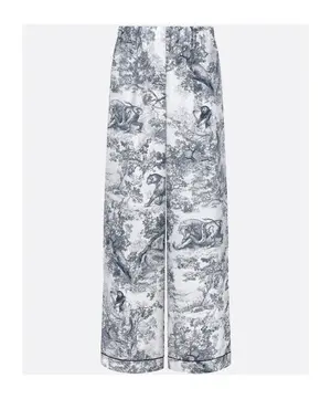 Dior Graphic Print Straight-leg Track Pants