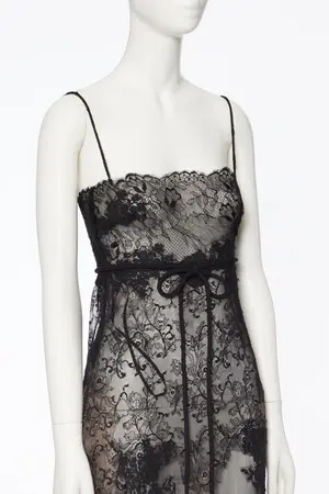 Valentino Garavani Sleeveless Lace Gown