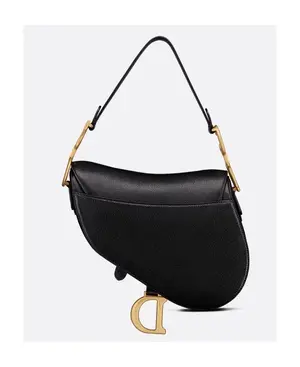 Dior Saddle Bag With Strap - Black