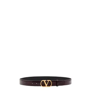 Valentino Garavani Vlogo Belt - Black