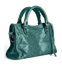 Balenciaga Le City Mini Tote Bag - Dark Emerald