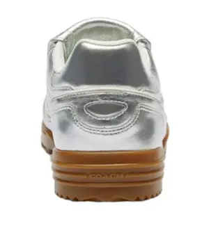 COACH Metallic Leather Match Sneakers