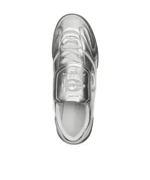 COACH Metallic Leather Match Sneakers