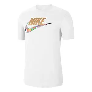 Nike Classical Printed Short Sleeve Tee - White