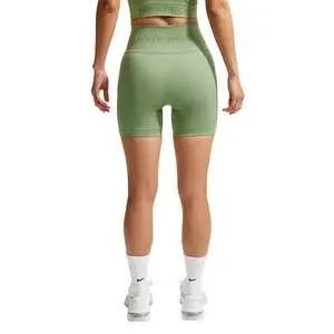 Nike Pro Seamless Dri-fit High-waisted 5" Cycling Shorts - Steam