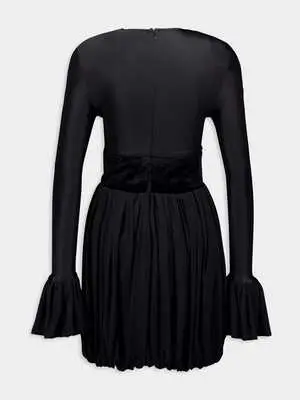 Rabanne Panelled Flared Mini Dress