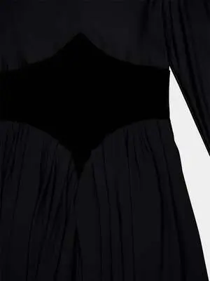 Rabanne Panelled Flared Mini Dress
