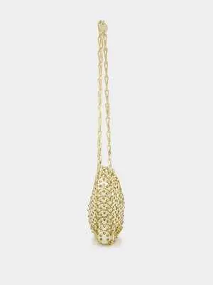 Rabanne 1969 Iconic Nano Shoulder Bag - Gold